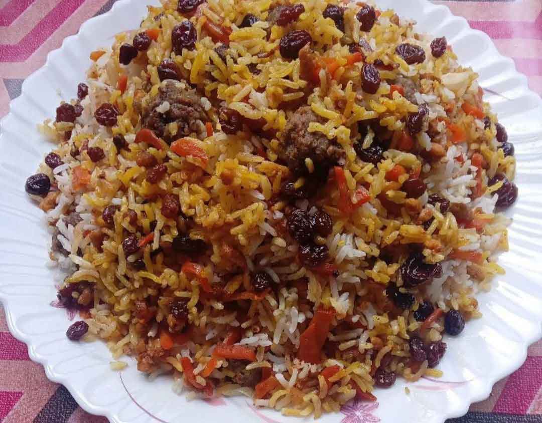 Sateri polo (Carrot pilaf): Delicious and simple Khorasani rice ...