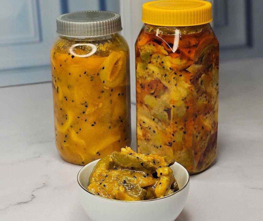 Torshi Anbeh Recipe (Mango pickle): The best and strongest pickle ...